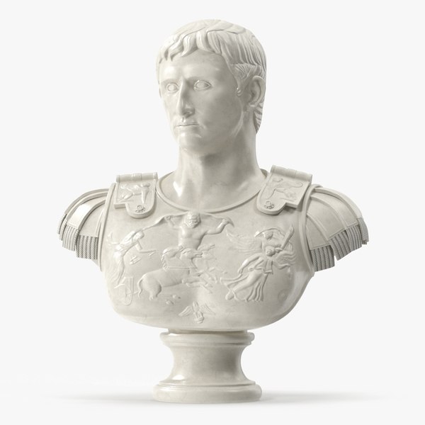 modelo 3d Roman Leader Bust Marble Sculpture - TurboSquid 2088472