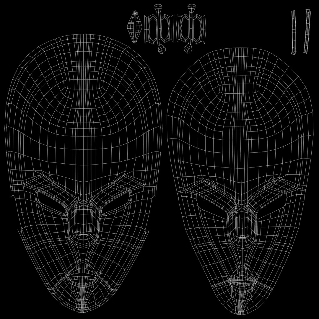 3D African Mask - TurboSquid 1772473