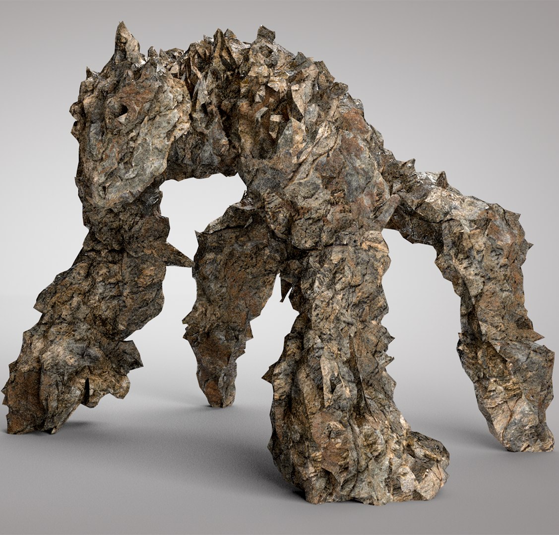 Golem Rock 3D Model - TurboSquid 1608701
