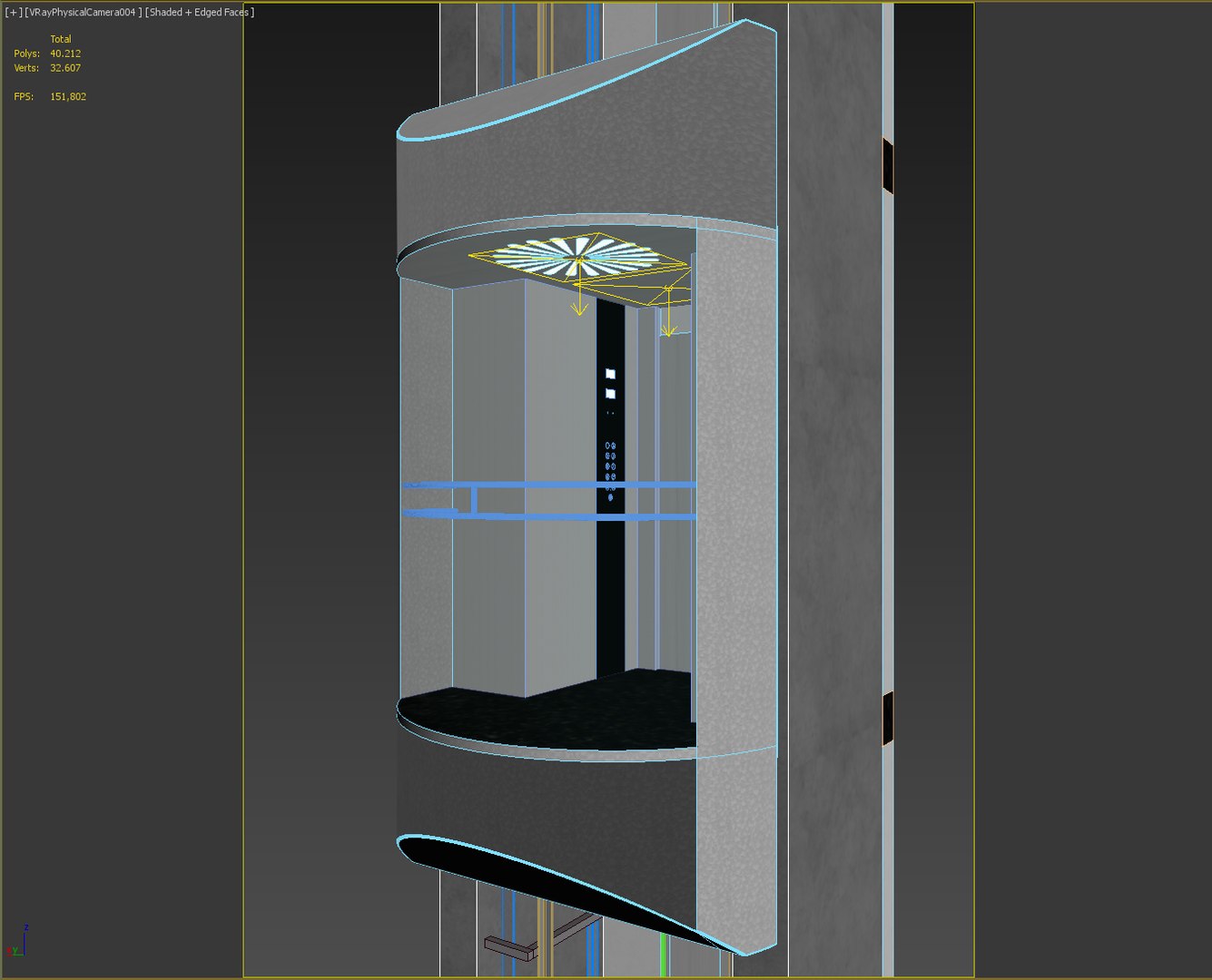 3D panoramic elevator cabin - TurboSquid 1216907