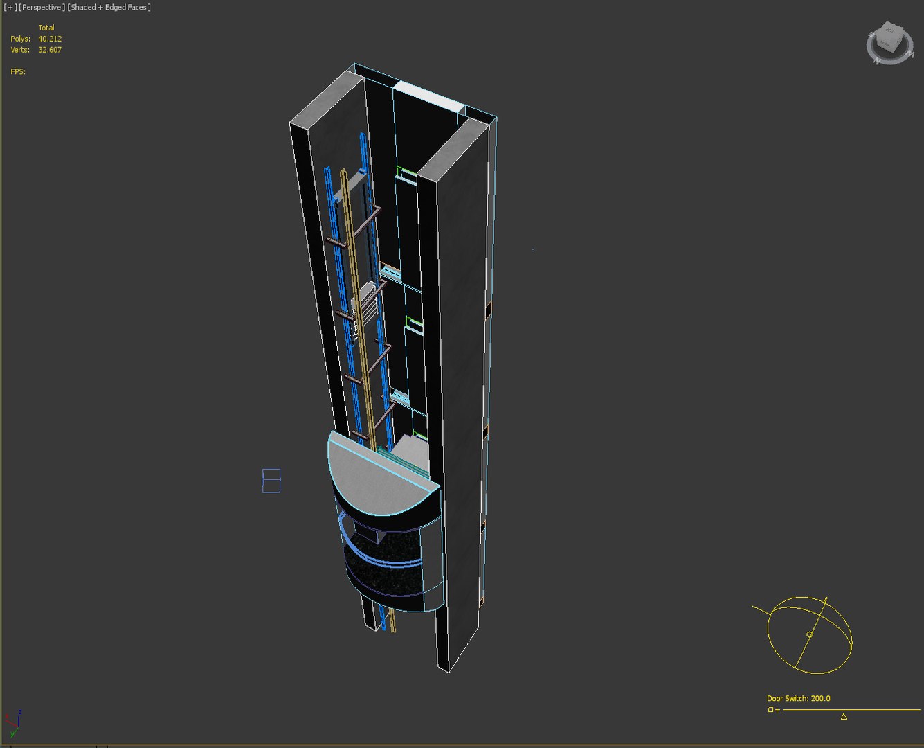 3D panoramic elevator cabin - TurboSquid 1216907