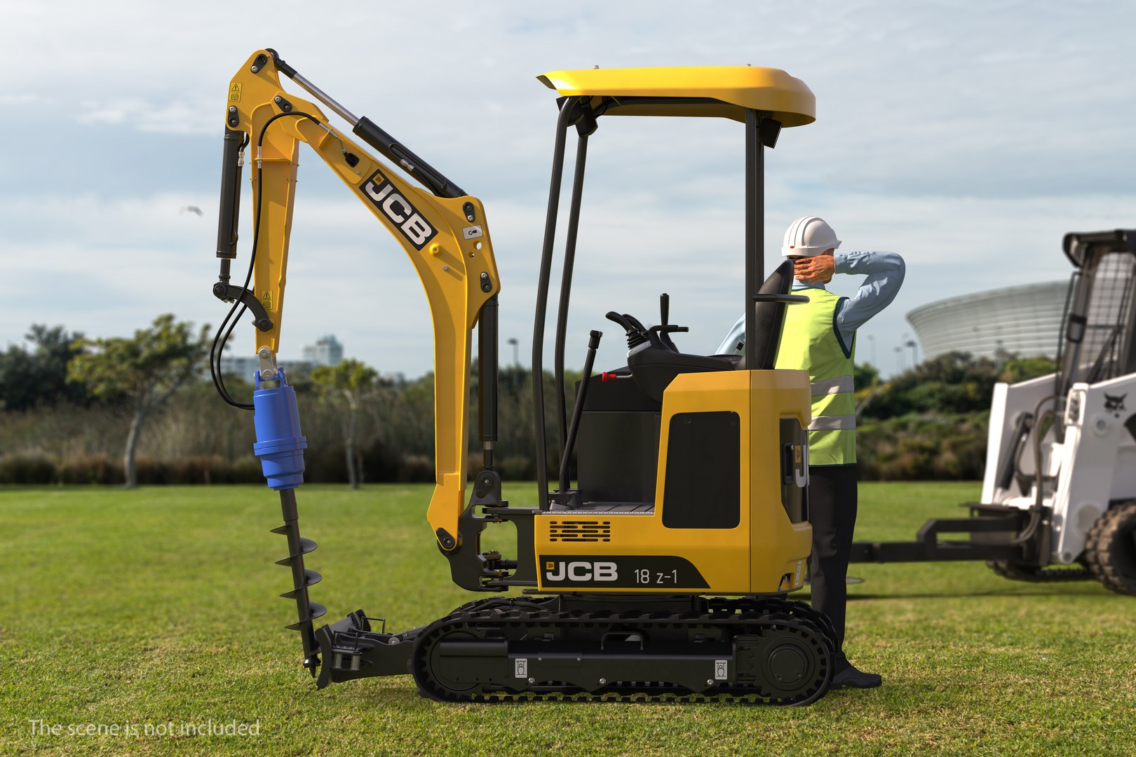 Tracked Mini Excavator Earth 3D - TurboSquid 1379910