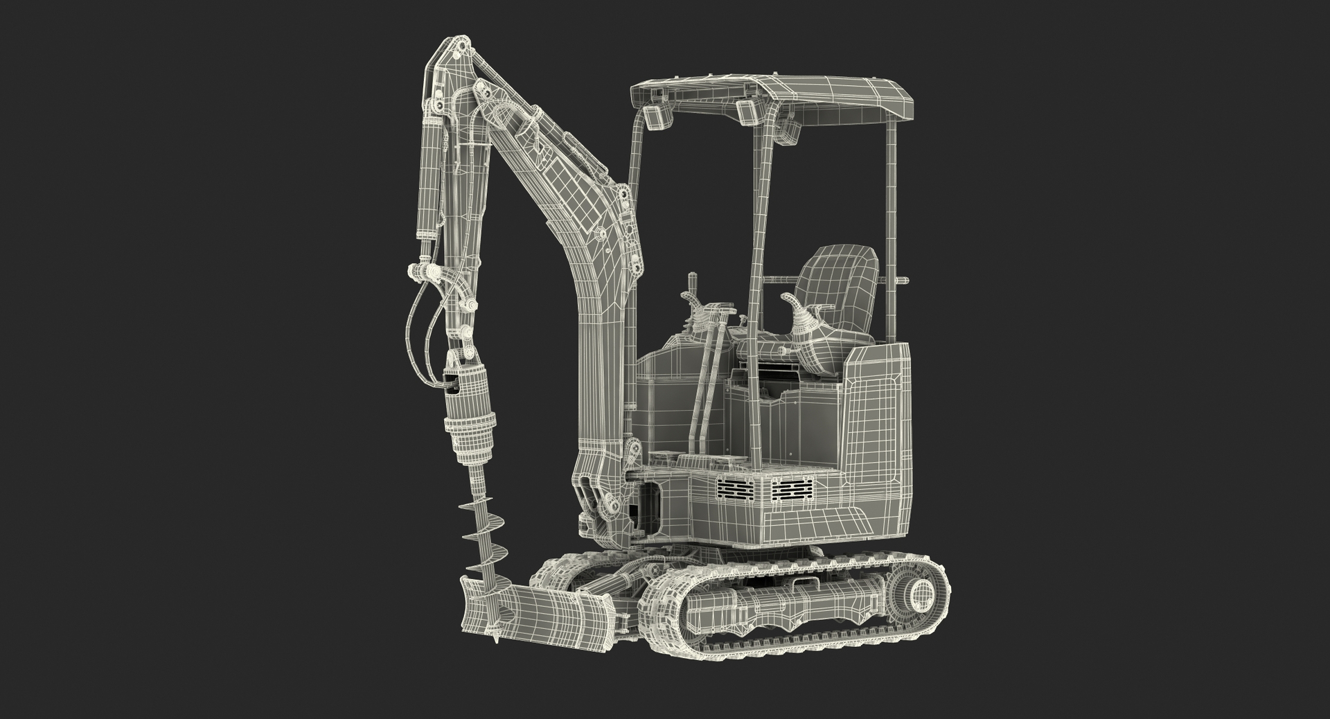 Tracked Mini Excavator Earth 3D - TurboSquid 1379910