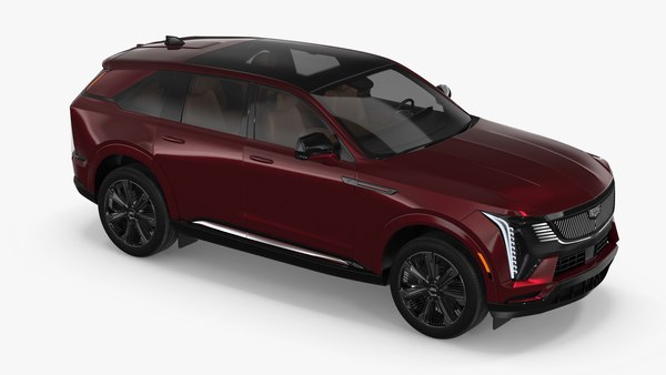 modelo 3d Eléctrico 2025 Cadillac Escalade IQ Black Cherry Tincoat ...