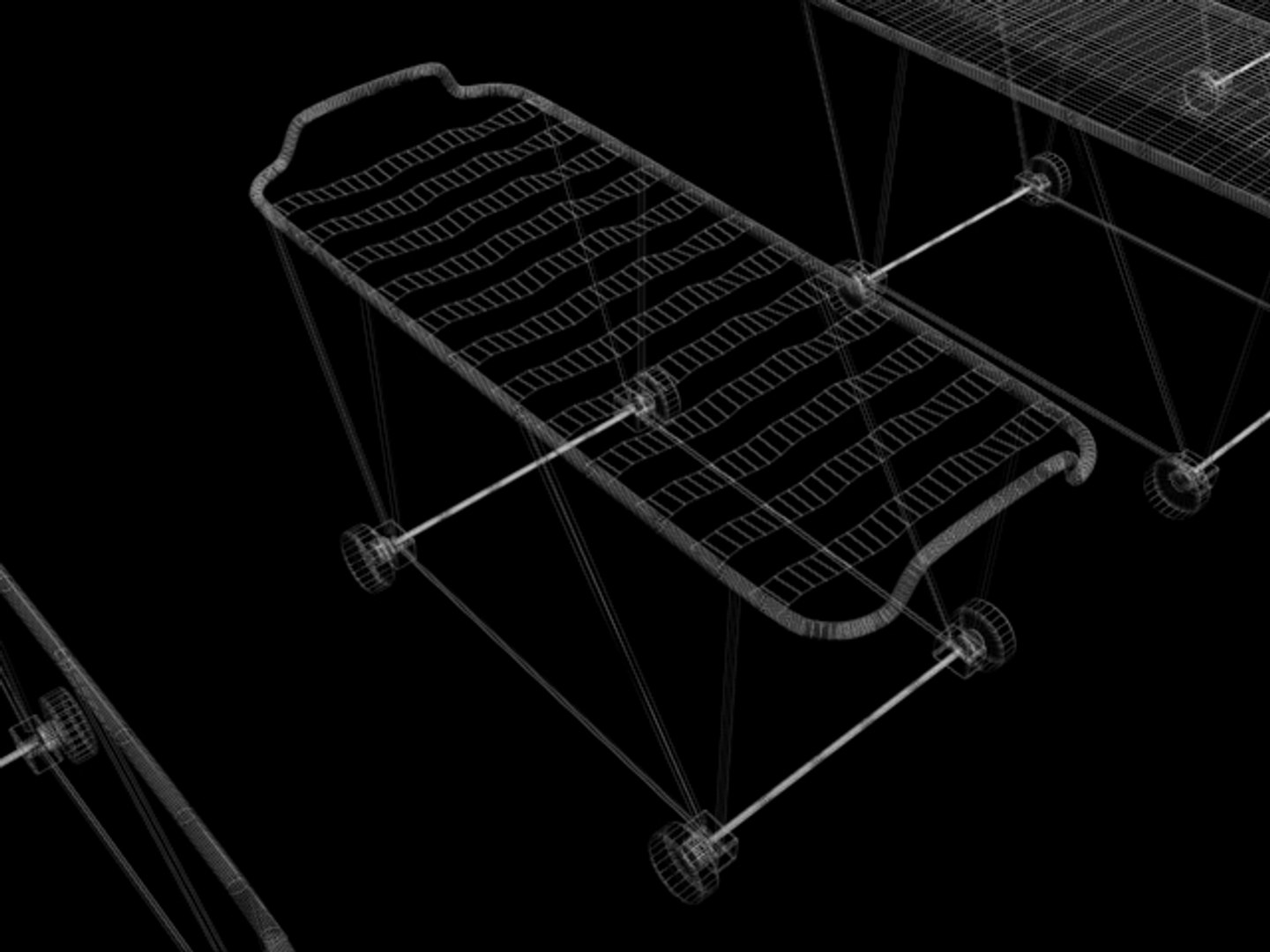 Stretcher Human Man 3D Model - TurboSquid 1504597