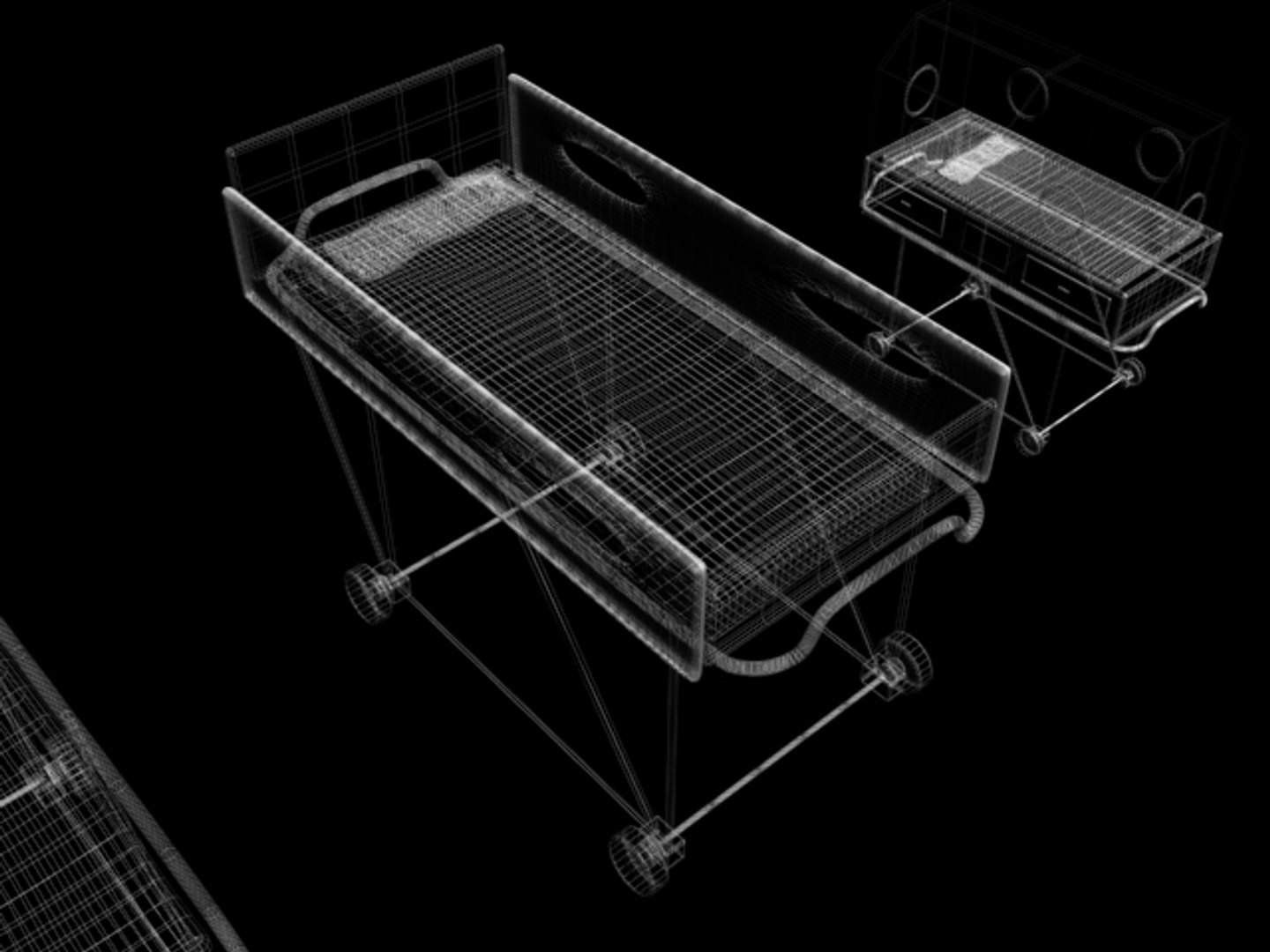 Stretcher Human Man 3D Model - TurboSquid 1504597