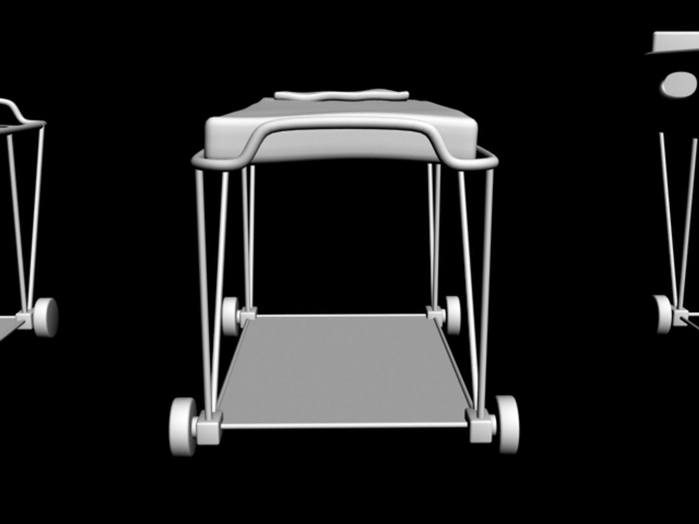 Stretcher Human Man 3D Model - TurboSquid 1504597