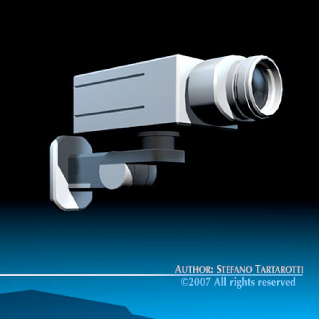3d Model Surveillance Camera