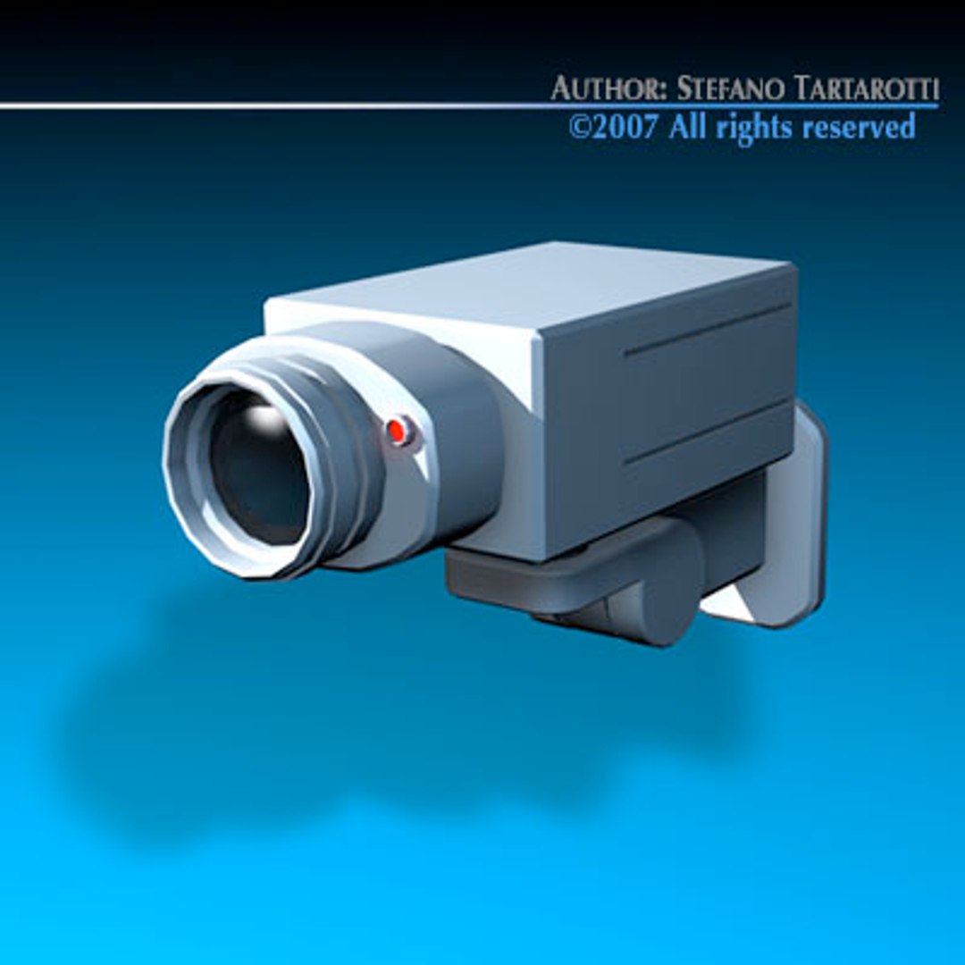 3d Model Surveillance Camera