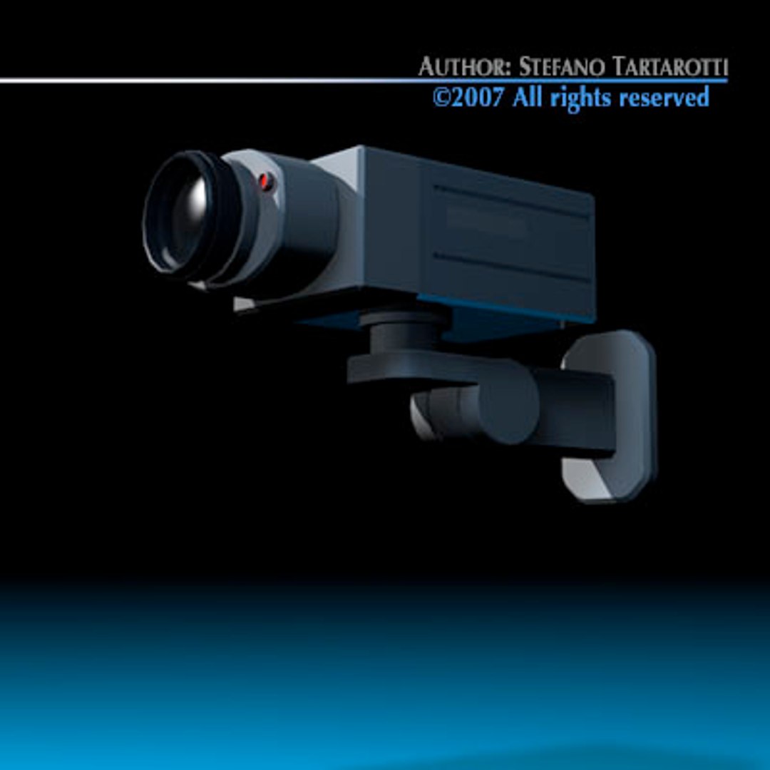 3d Model Surveillance Camera