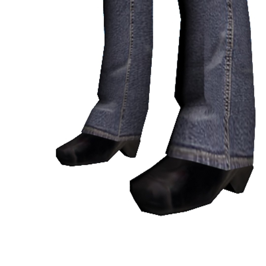 free female character 3d model