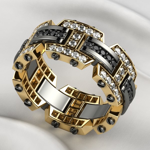 Rockfords Style Mens Ring model - TurboSquid 1778504