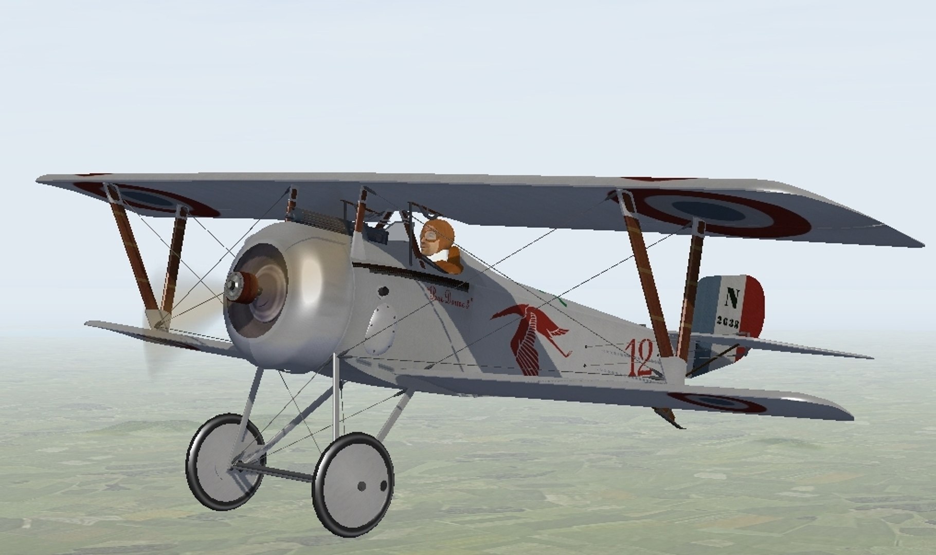 Nieuport 17 1 3D model - TurboSquid 1206279