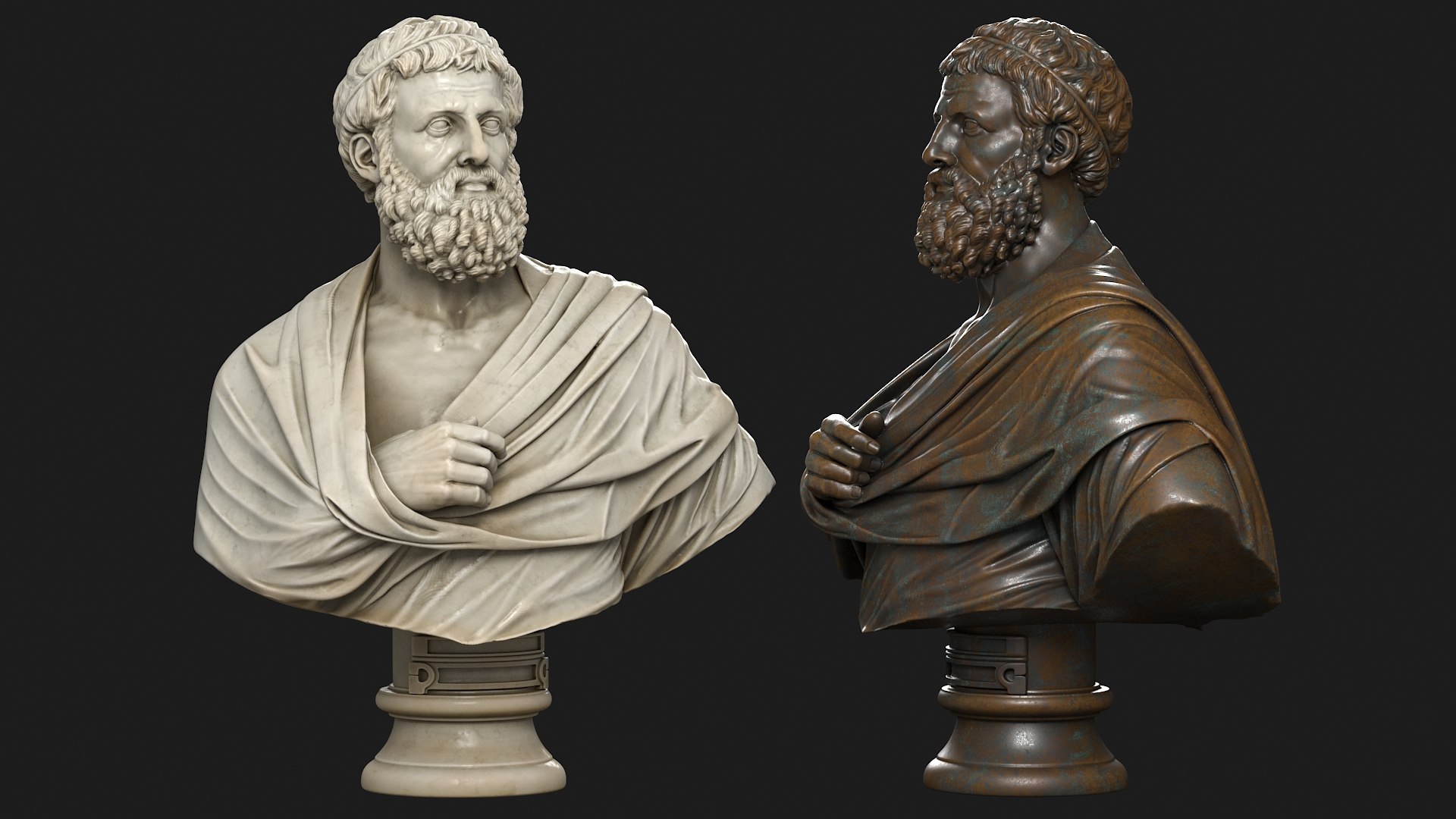 Classical Bust Collection 3D model - TurboSquid 1888416