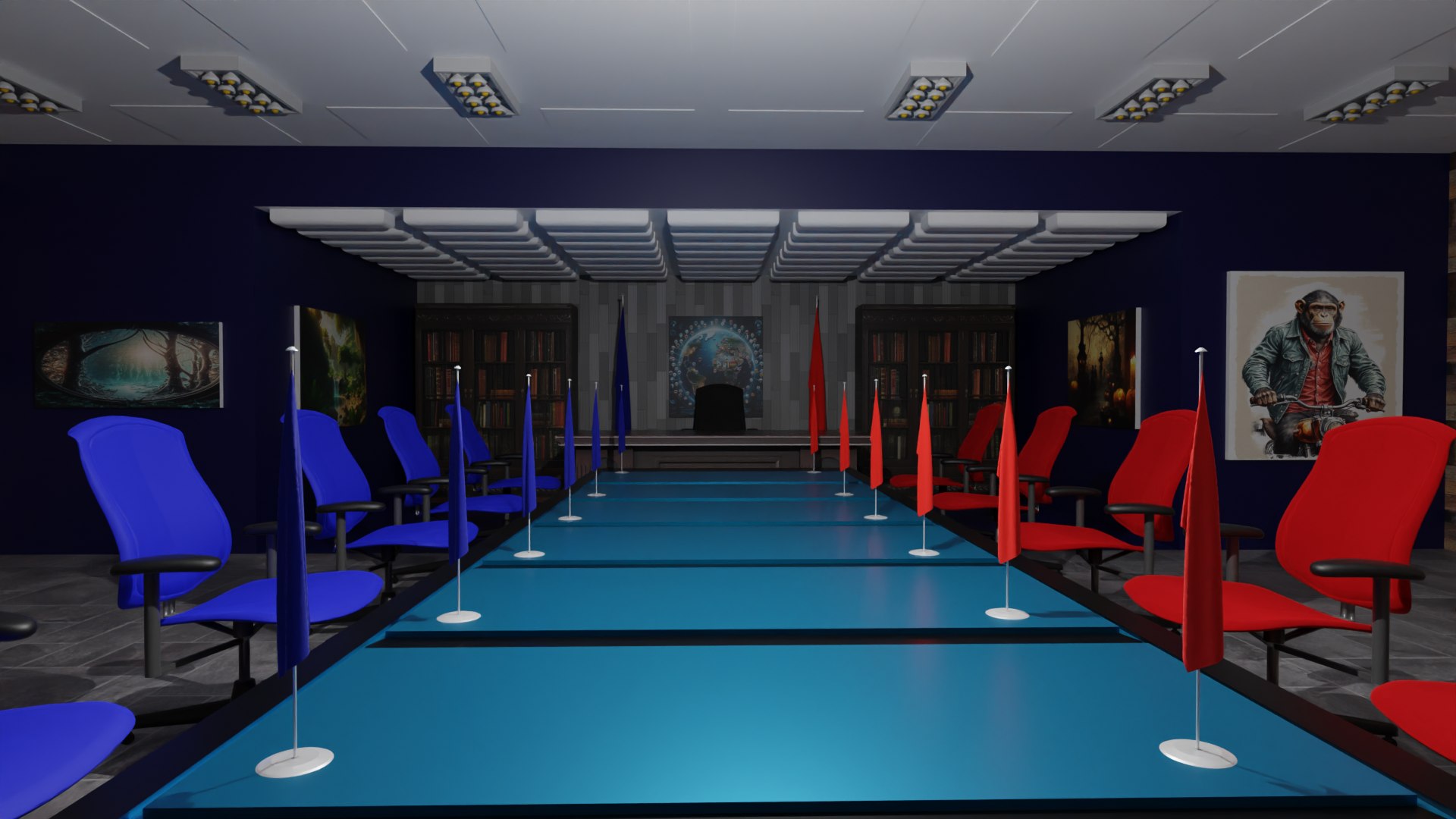President Office 3D Model - TurboSquid 2178760