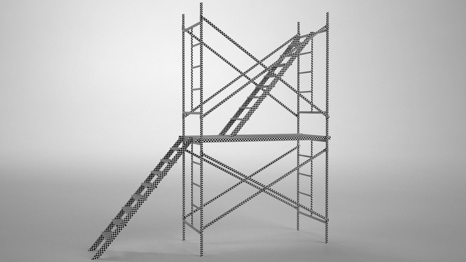 3d Scaffold Towers Set