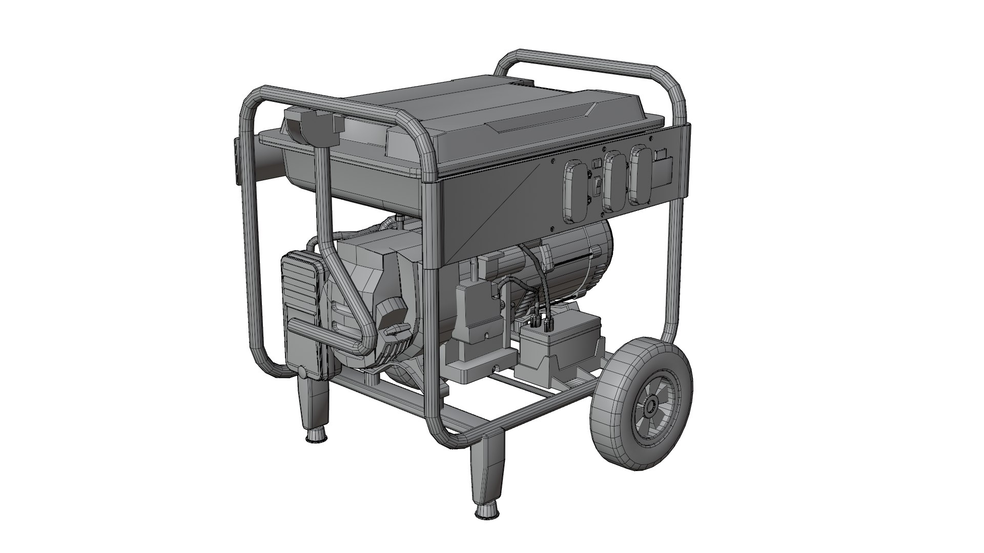 3D Model Electric Generator - TurboSquid 1688886