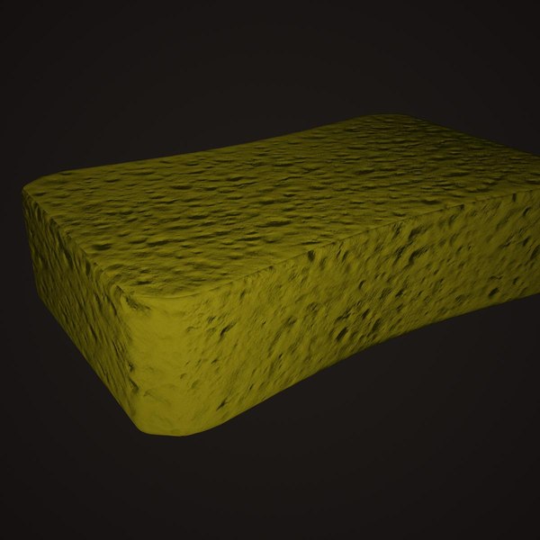 3d model bathroom sponge 2