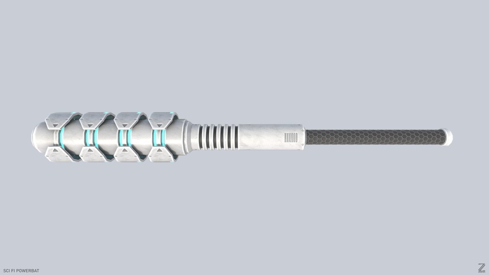 3D Scifi Powerbat - TurboSquid 2237309