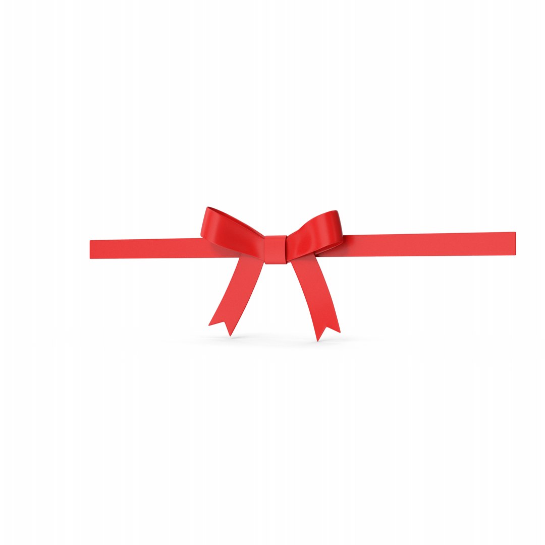 Gift Bow Ribbon 3D Model - TurboSquid 2078464