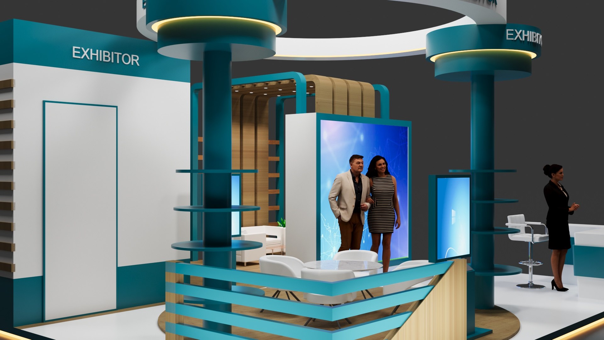 3D Exhibition Booth - TurboSquid 2222145