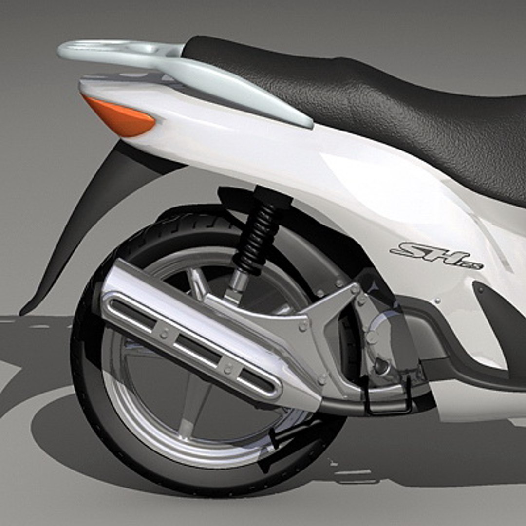 Honda Snoopy Scooter 3d Model