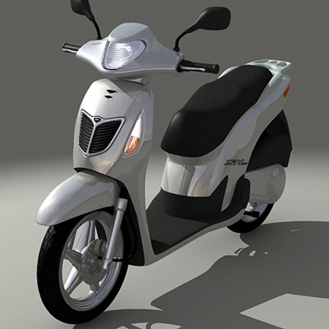 Honda Snoopy Scooter 3d Model