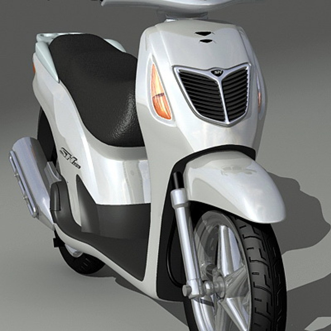 Honda Snoopy Scooter 3d Model