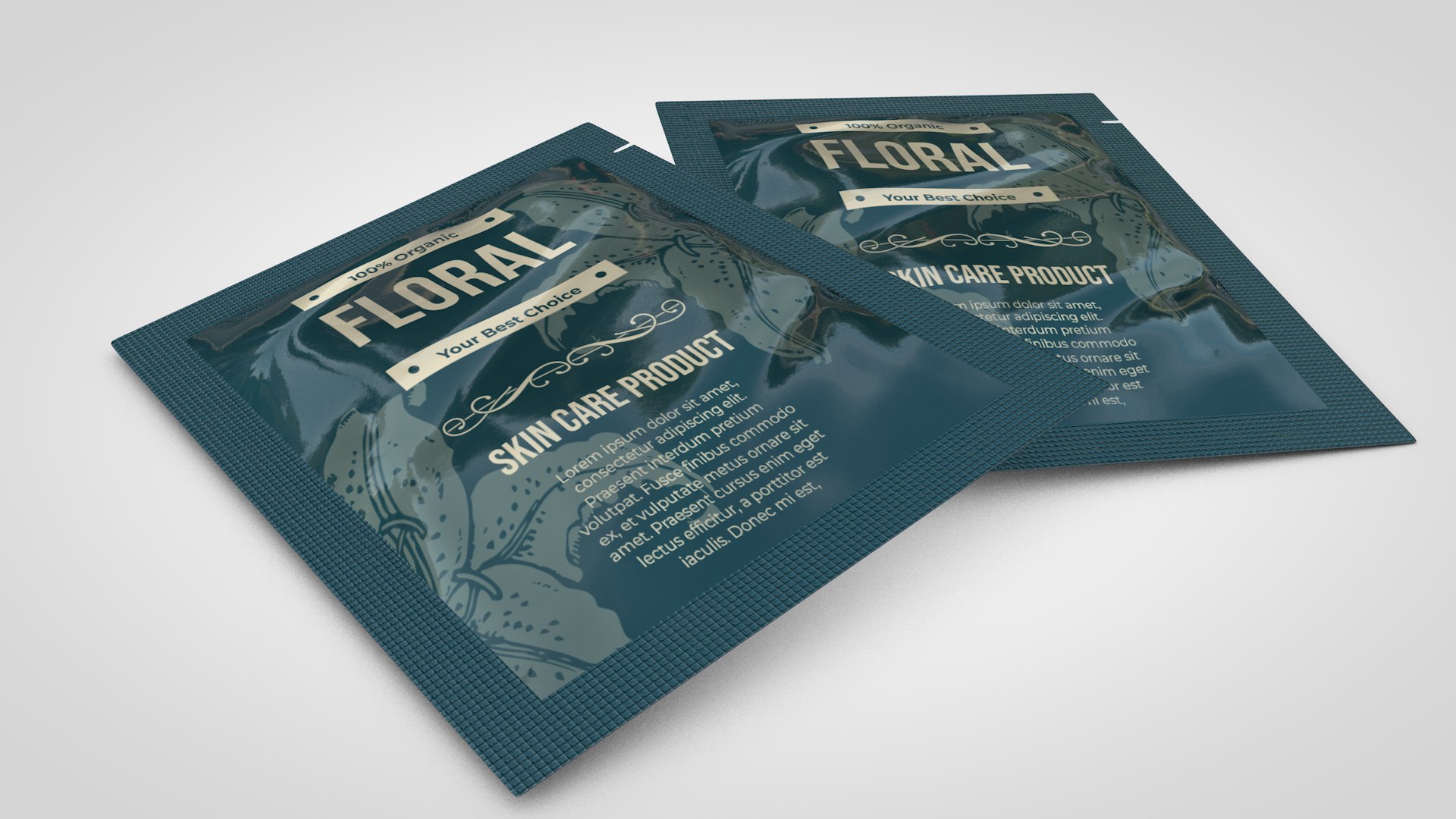 3D Sachet Mockup Model - TurboSquid 2080177