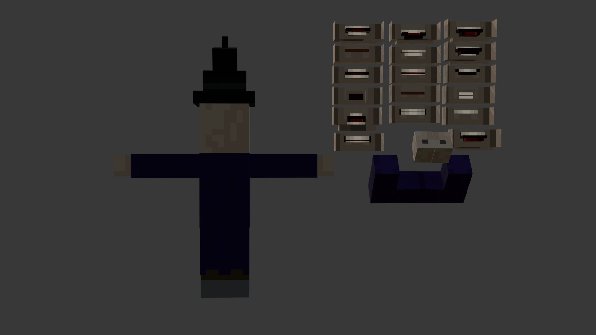 Minecraft Villager 3D Model - TurboSquid 2274029