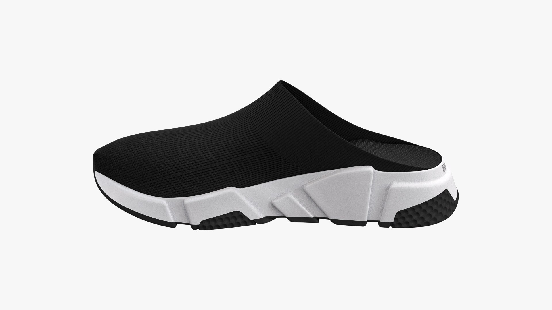 3D model Balenciaga Speed Mule Black - TurboSquid 2116128