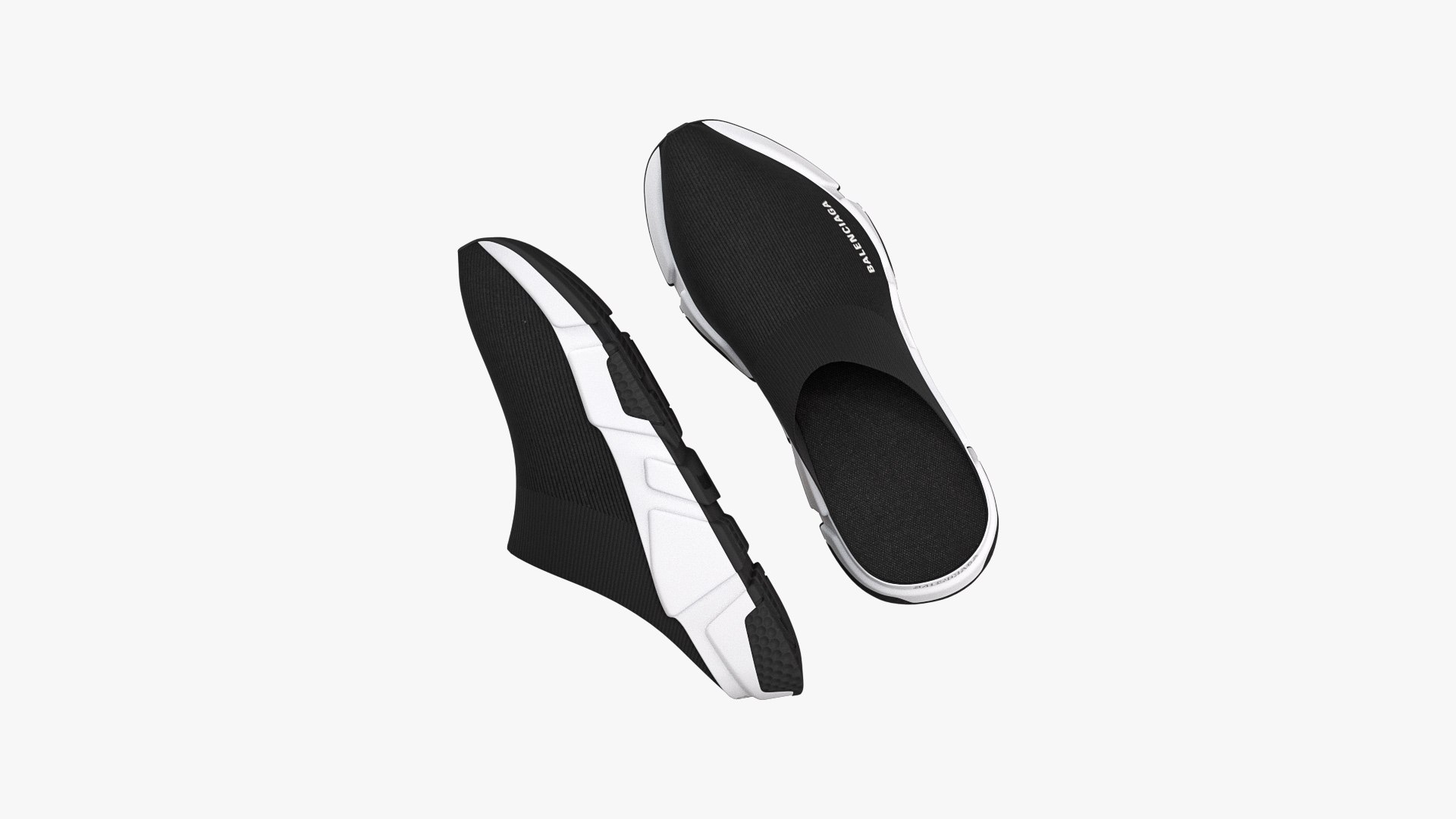 3D model Balenciaga Speed Mule Black - TurboSquid 2116128