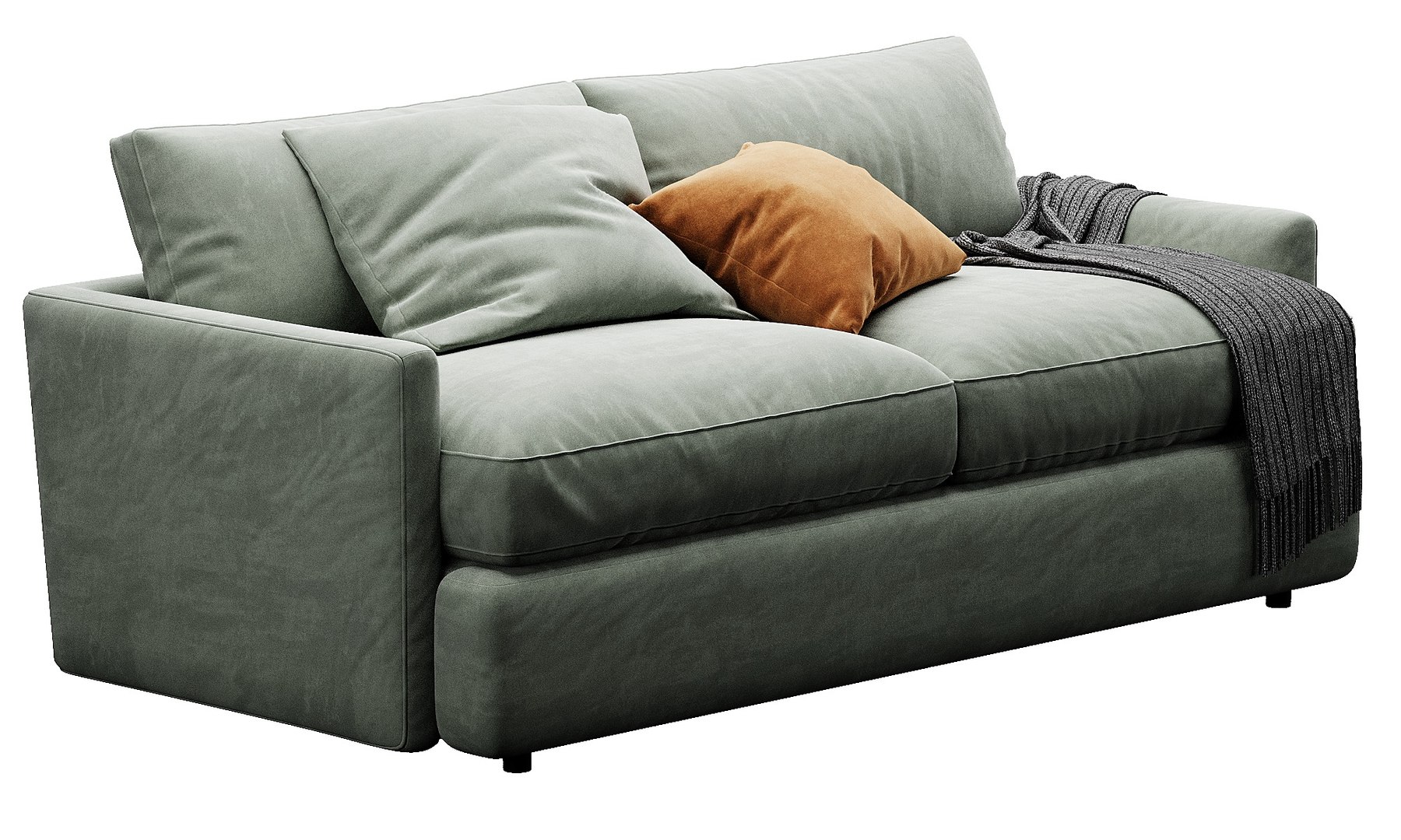 CrateBarrel Lounge Sofa 3D Model - TurboSquid 2178417