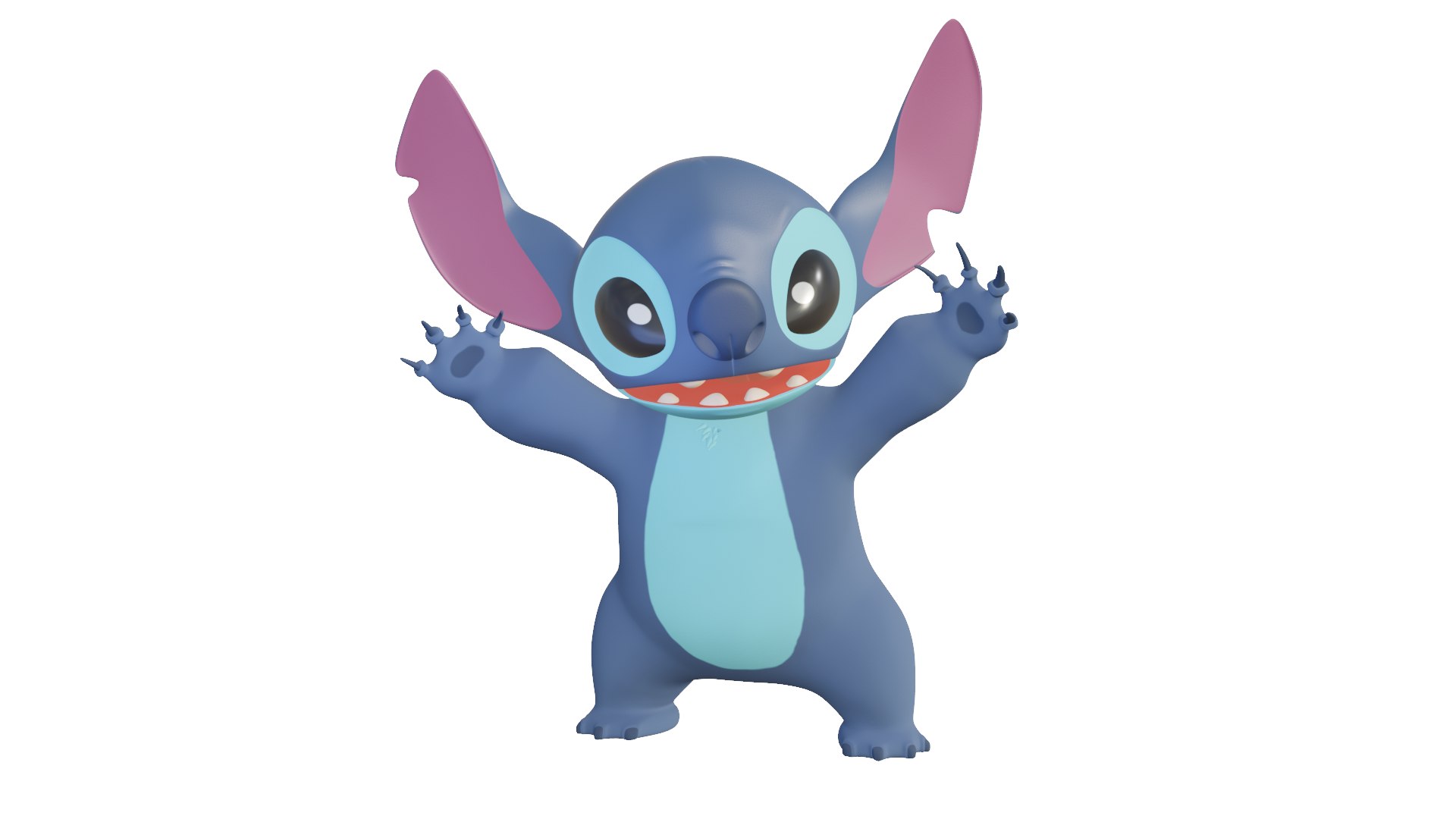 3D Stitch Disney Model - TurboSquid 2132620