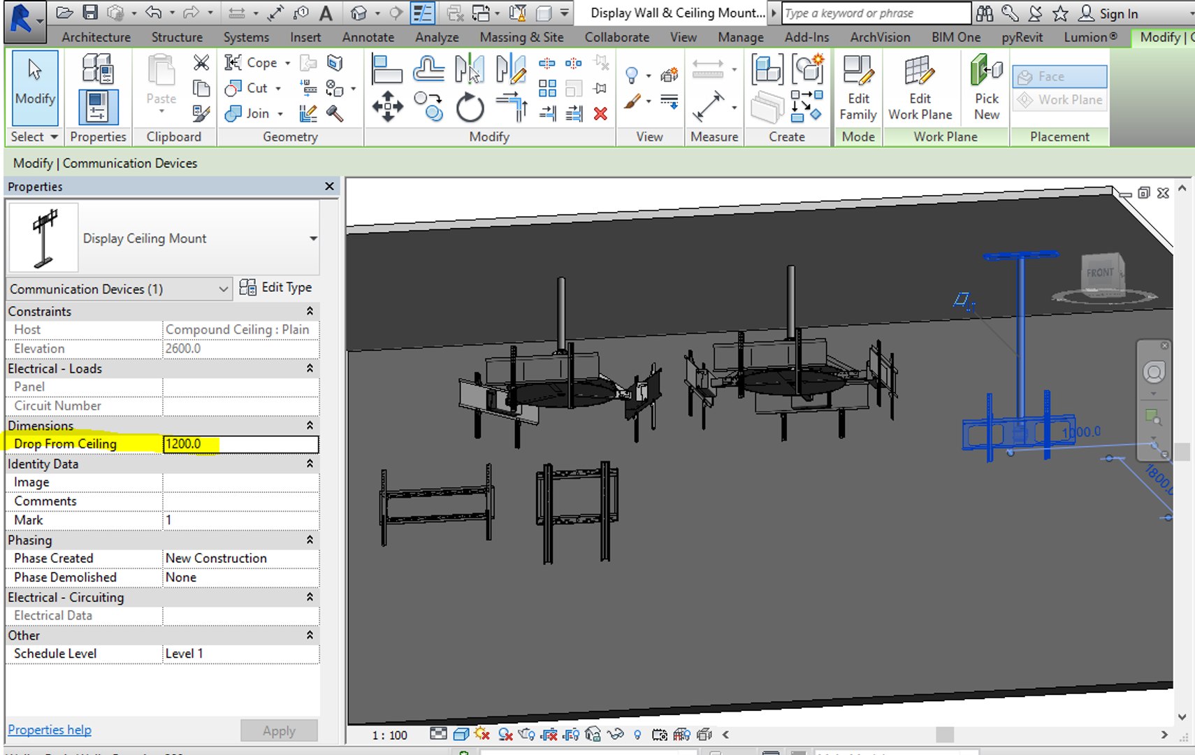 Revit 2015 Wall Mount 3D Model - TurboSquid 1374425