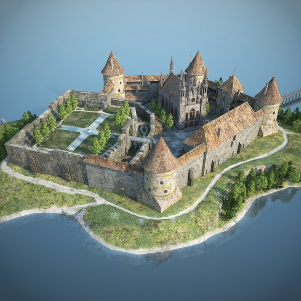 3ds max medieval castle