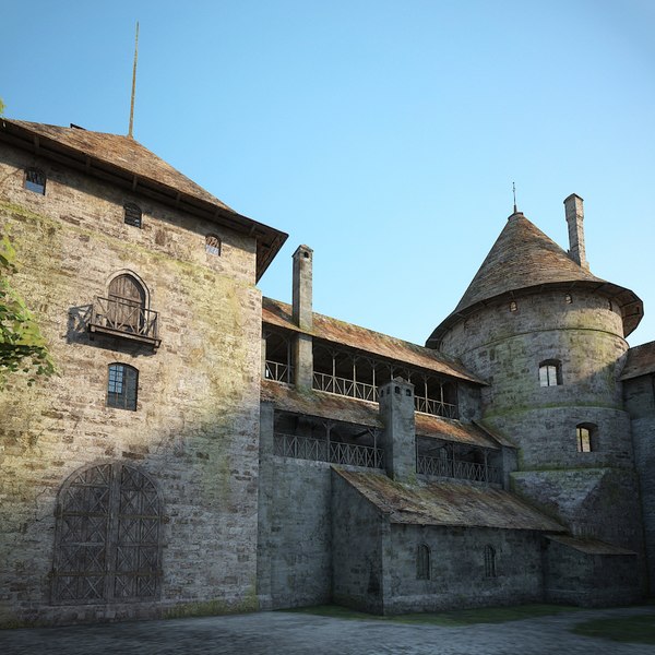 3ds max medieval castle