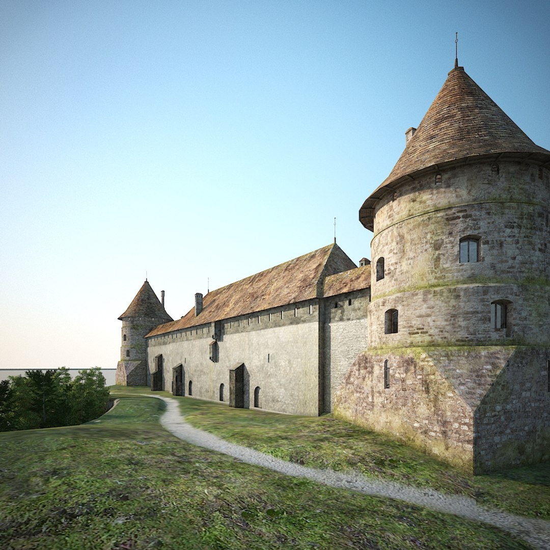 3ds Max Medieval Castle