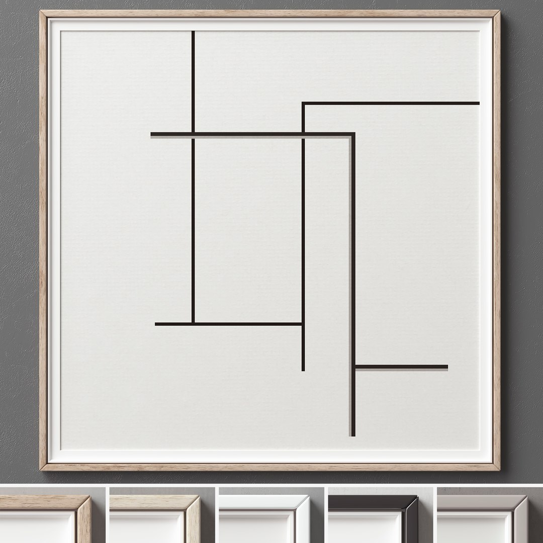 3D Picture Frames Set-496 - TurboSquid 2198103