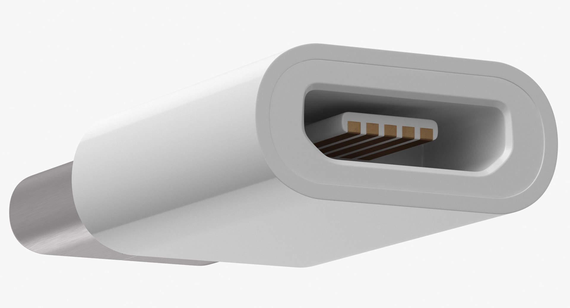 Micro Usb Typec White 3D - TurboSquid 1573468