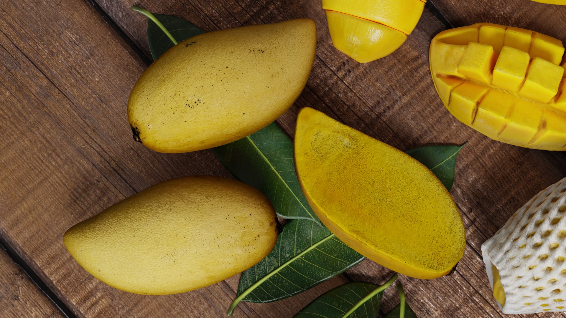 Honey Mango Thai Mango 3D Model - TurboSquid 2378340