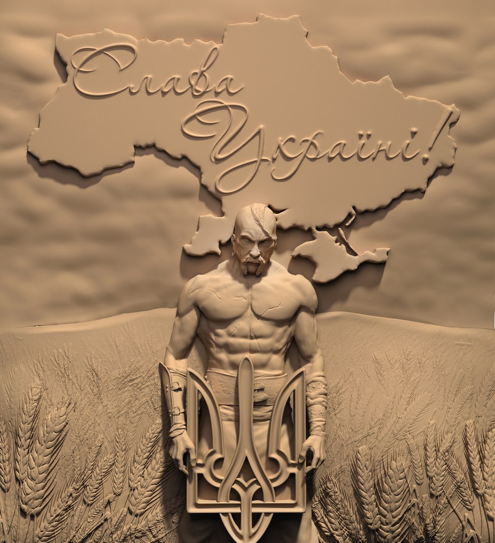 3D A Collection Of Five 3D Models Of Symbols Of Ukraine And Culture ...