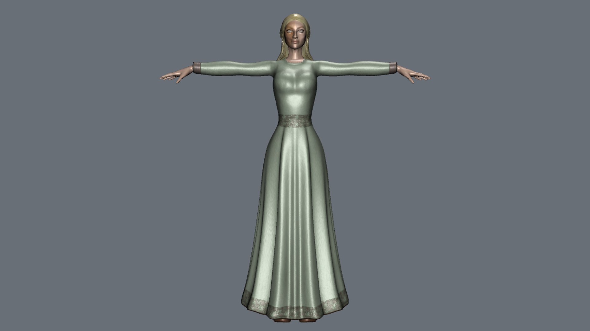 3D Model Female Character Lady Woman - TurboSquid 1406712