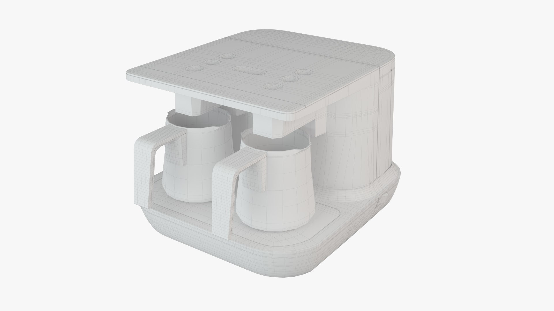 Arcelik Turkish Coffee Machine Telve Grey 3D Model - TurboSquid 2179920