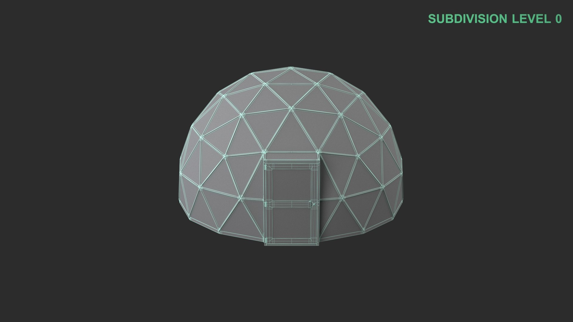 Geodesic Dome 3D Model - TurboSquid 2363083
