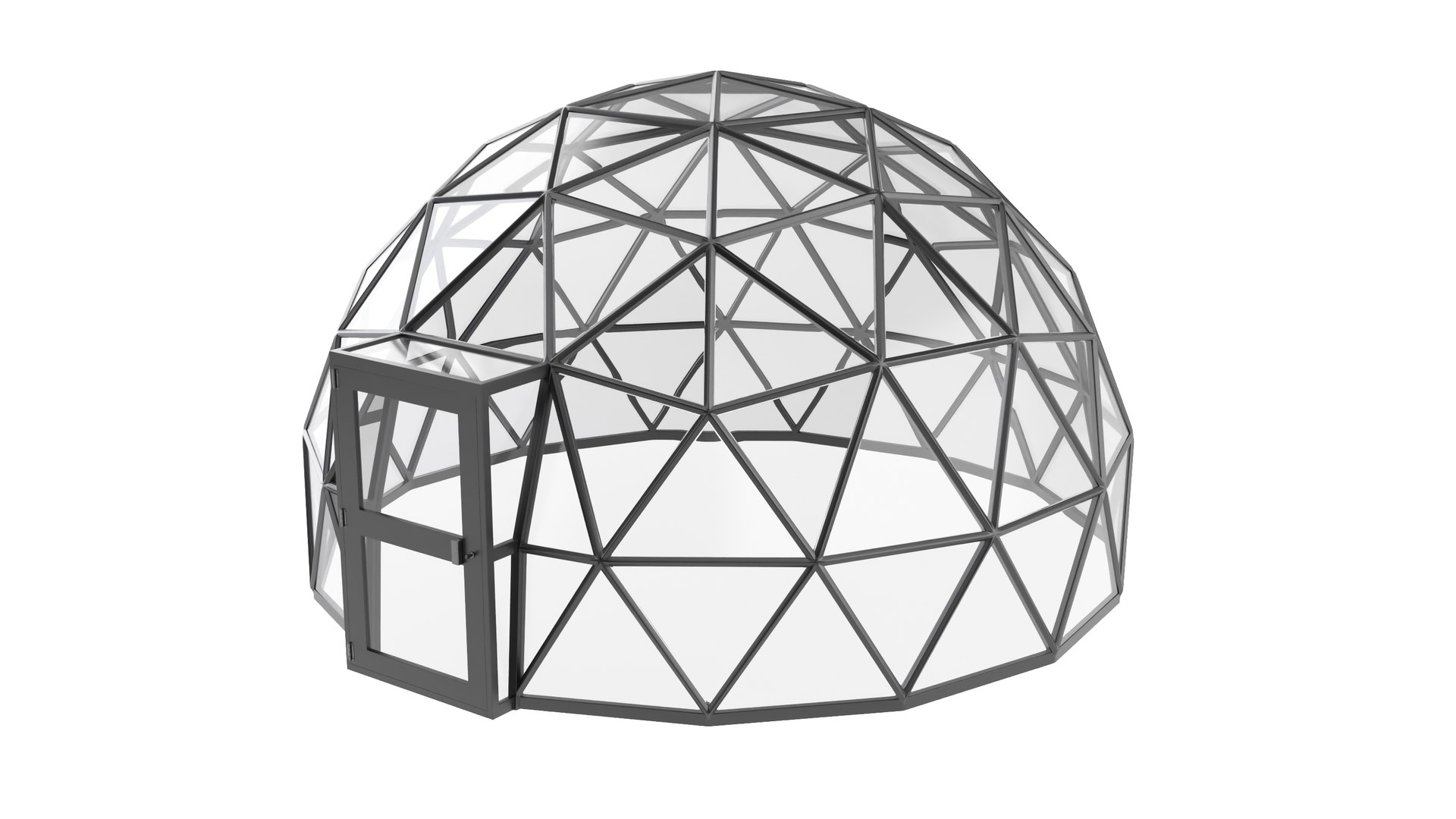Geodesic Dome 3D Model - TurboSquid 2363083