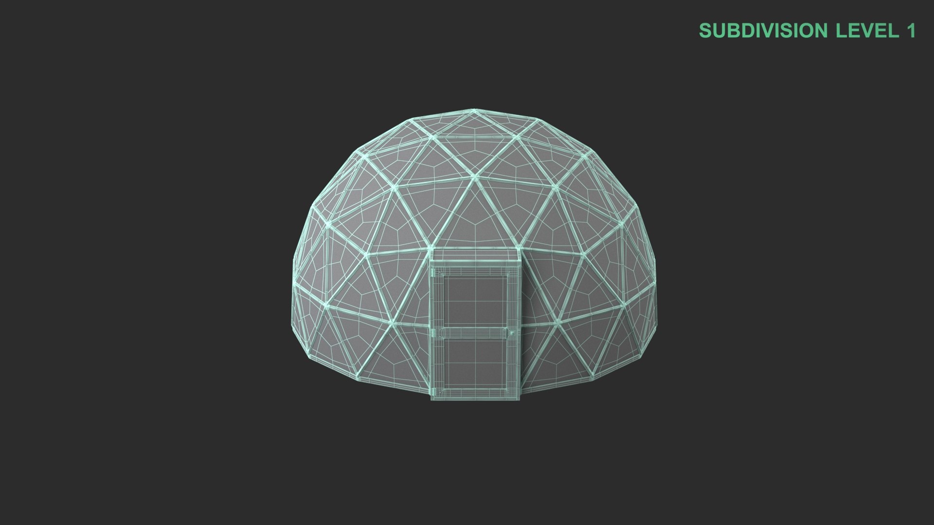 Geodesic Dome 3D Model - TurboSquid 2363083
