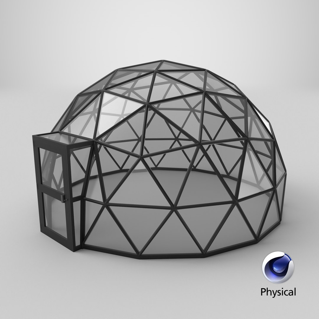 Geodesic Dome 3D Model - TurboSquid 2363083