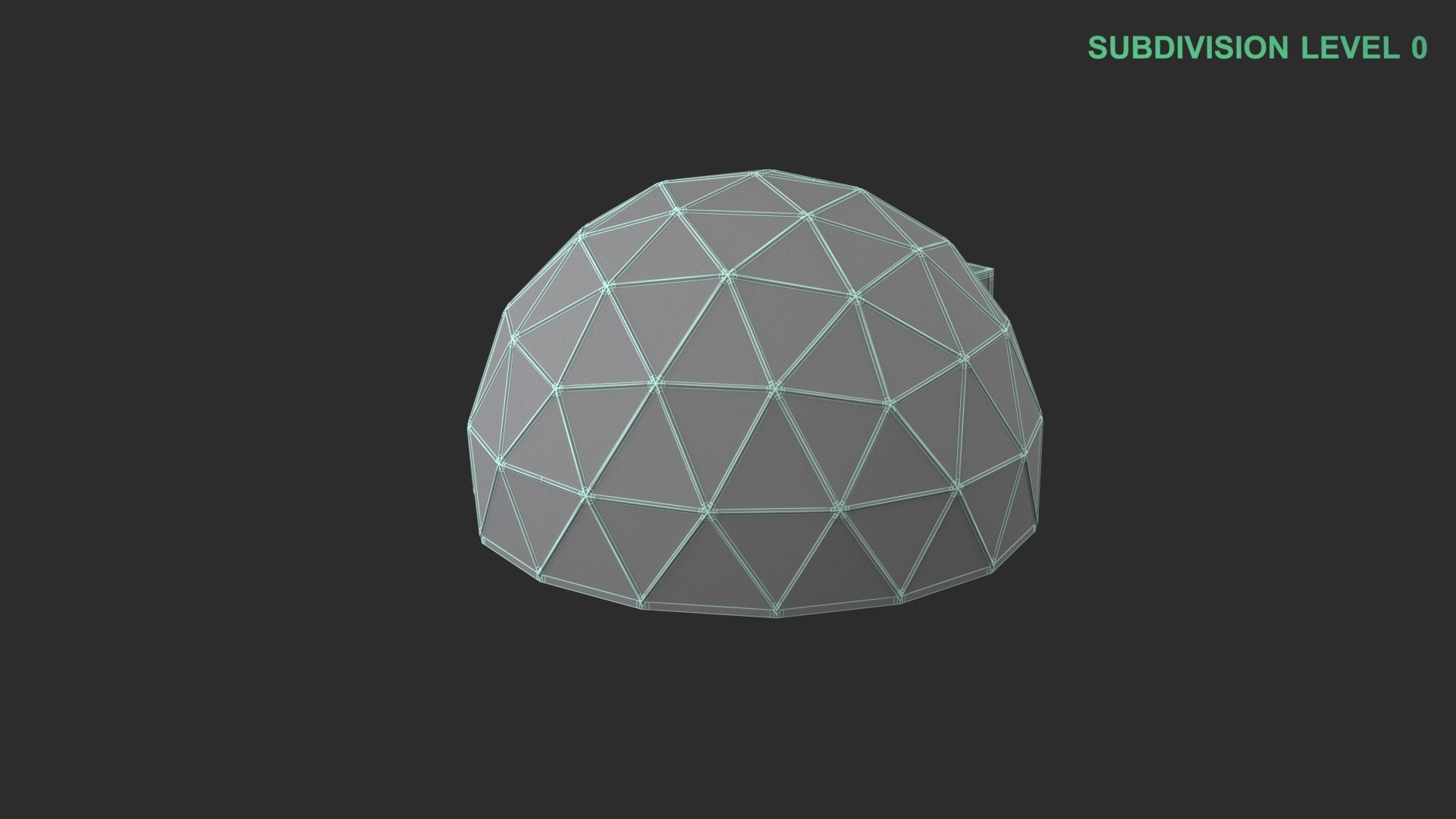 Geodesic Dome 3D Model - TurboSquid 2363083