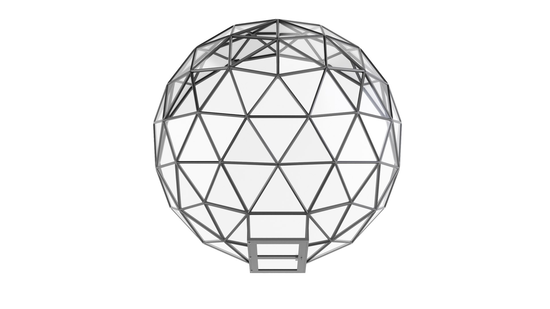 Geodesic Dome 3D Model - TurboSquid 2363083